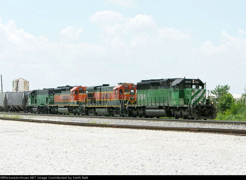 FURX 8094 with BNSF 4265 and 8057